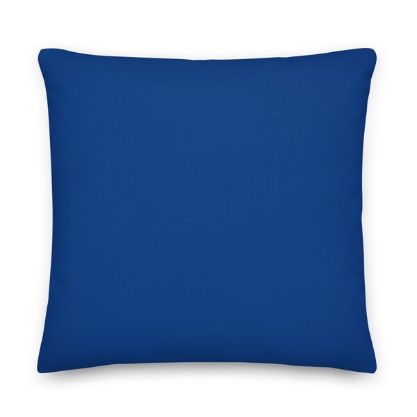 Dark Blue Pillow - Etsy