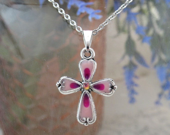 Small Stained Glass Cross 073 - Etsy