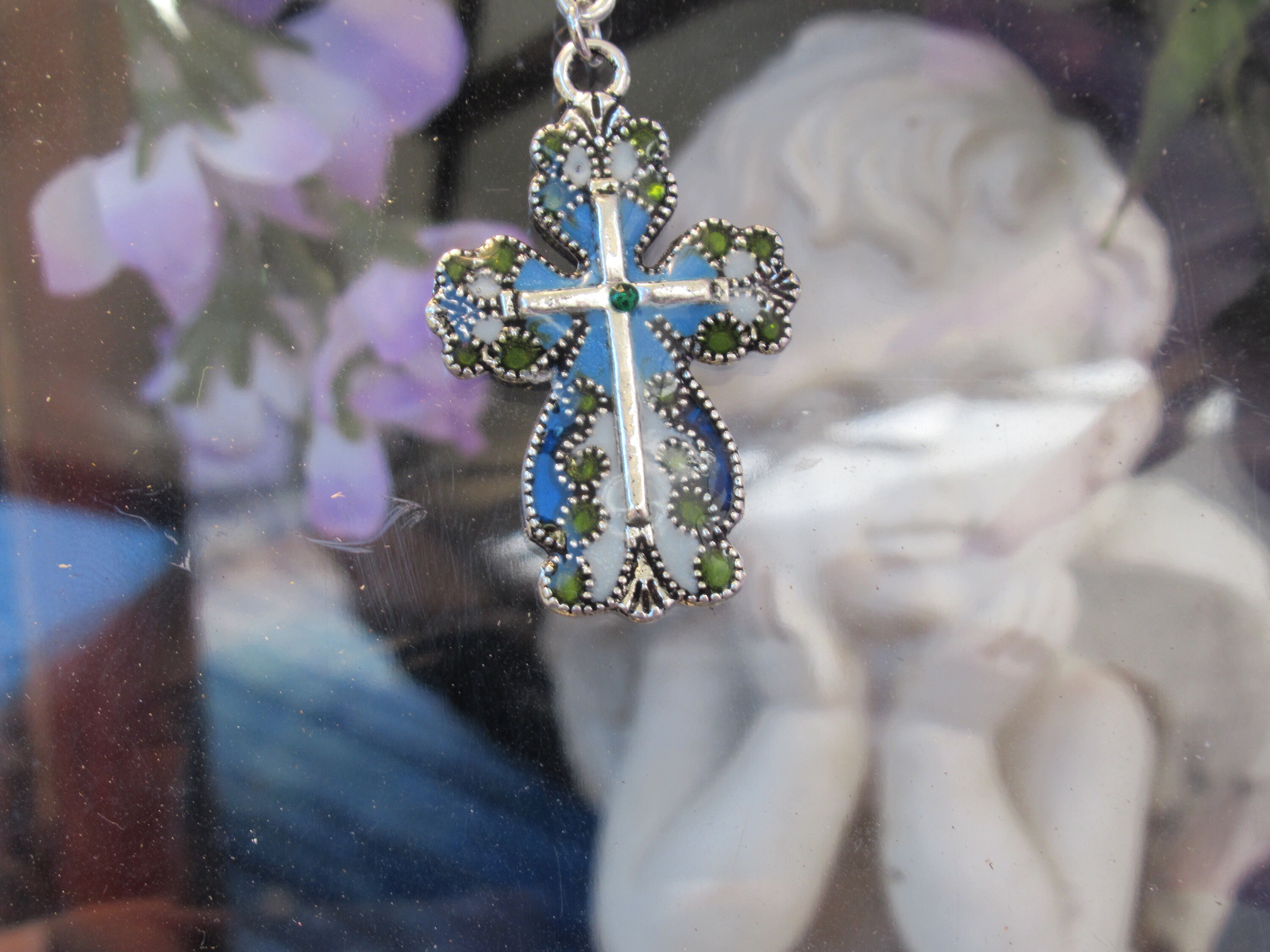 Stained Glass Cross Pendant 70 - Etsy