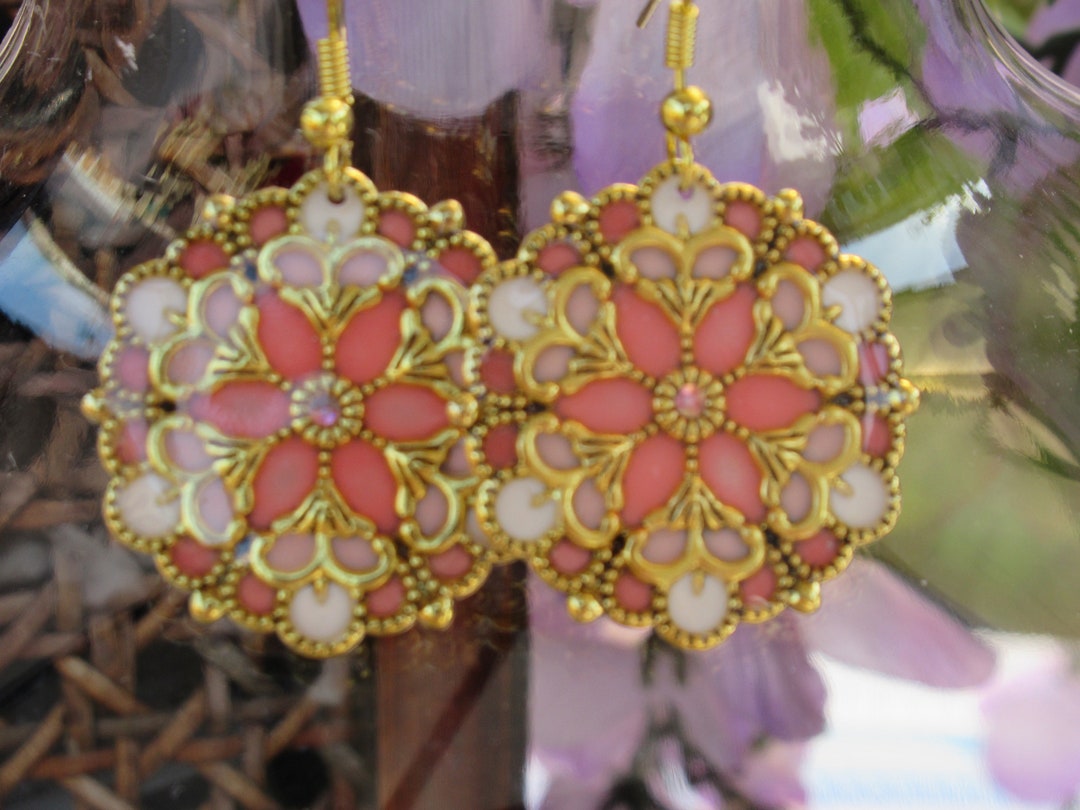 Stained Glass Window Earrings #39 - Etsy