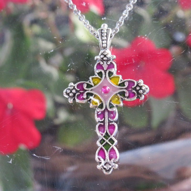 Ornate Cross Pendant - Etsy