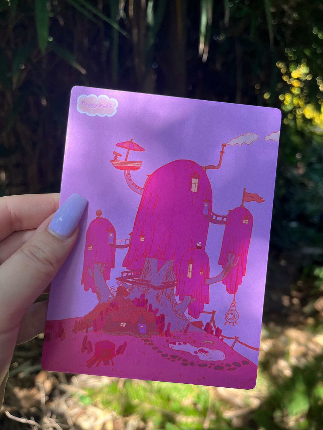 A5 Pink Adventure Time Print - Etsy