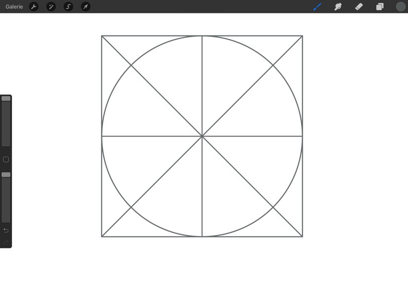 Procreate Brushes: Grid, Rectangle, Circle, Mix, Golden Ratio - Etsy