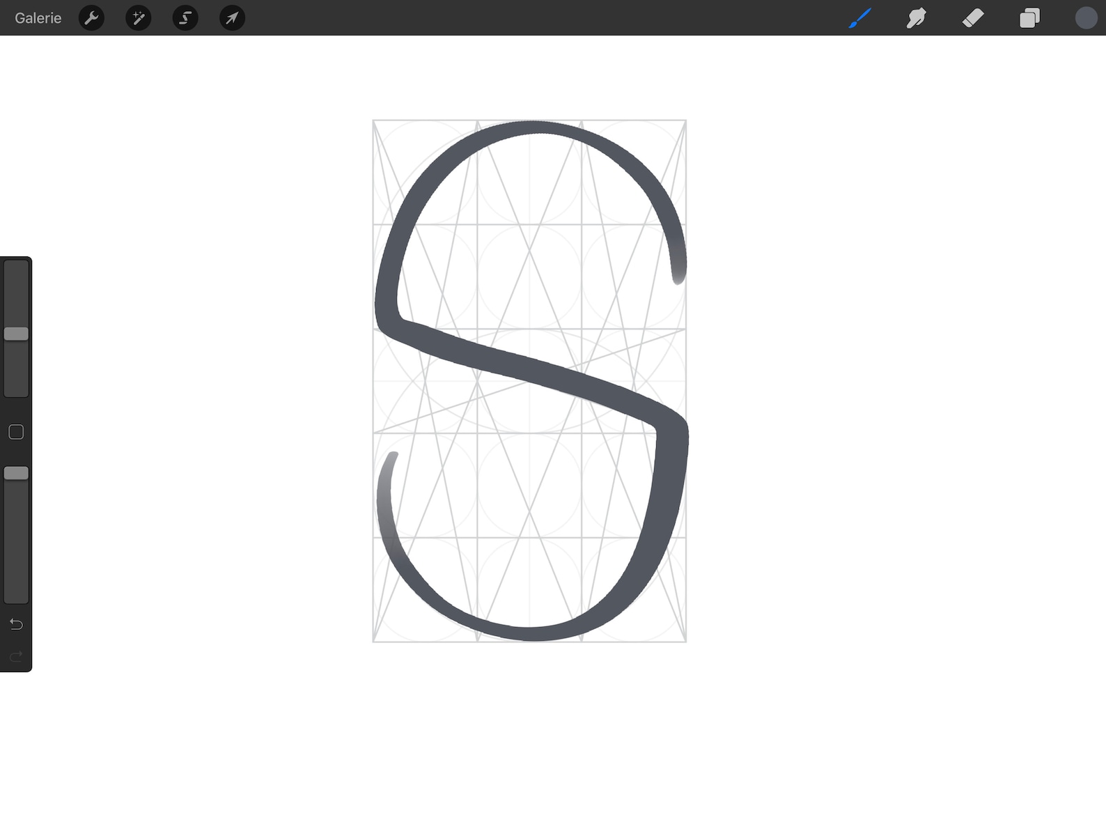 Lettering Grids Typography Grids Font Grids for Procreate Guides iPad ...