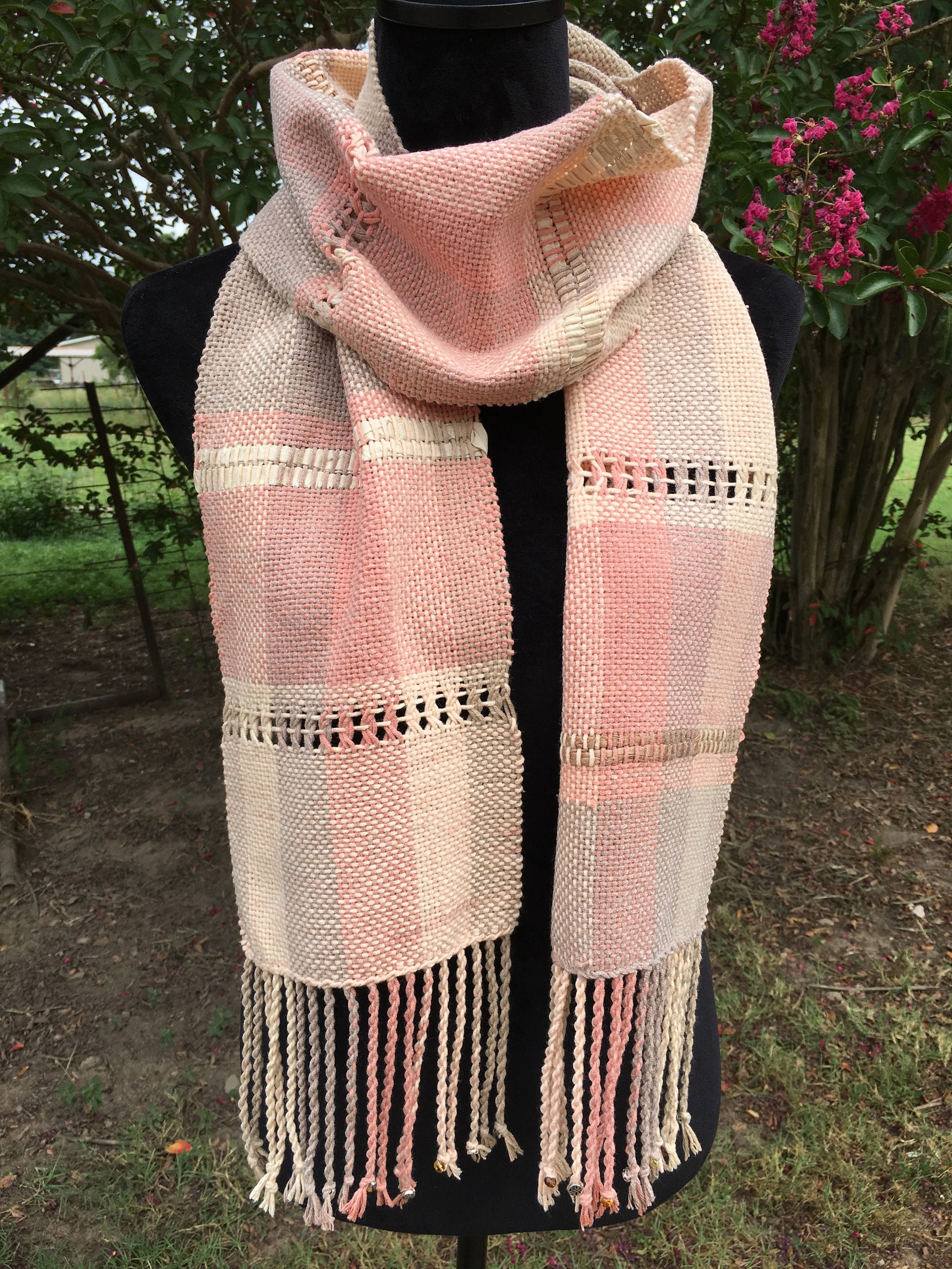 Handwoven Scarf Sea Shell - Etsy