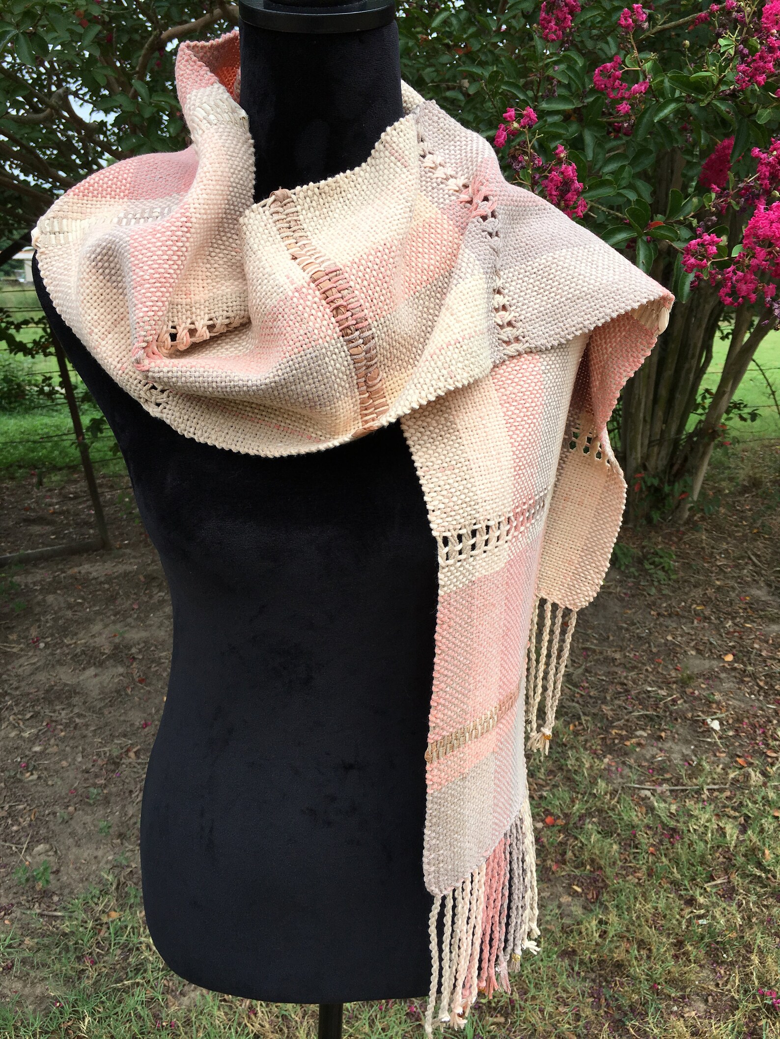Handwoven Scarf Sea Shell - Etsy
