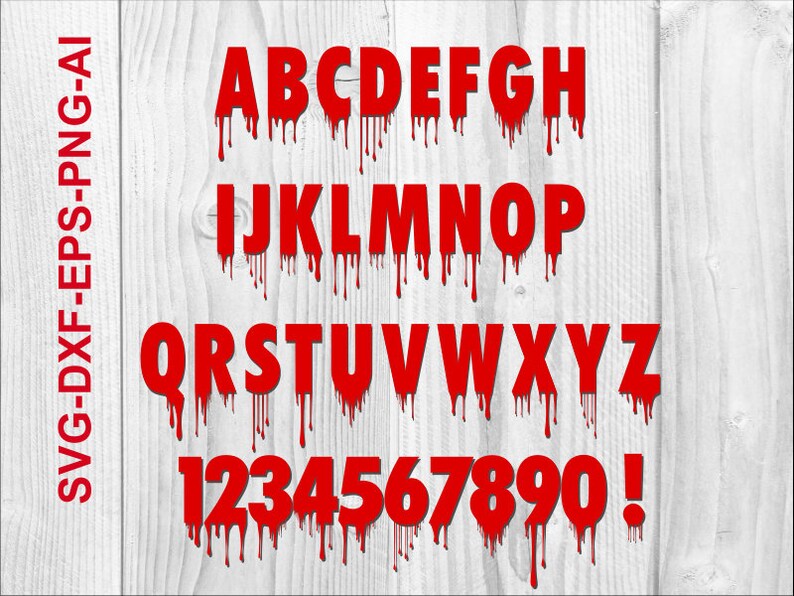 Blood Font Svg Blood Alphabet Blood Letters Blood Thirsty Font Etsy Images