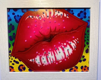 Lisa Frank Lips - Etsy