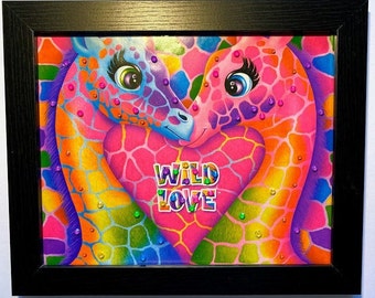 Lisa Frank Giraffe - Etsy