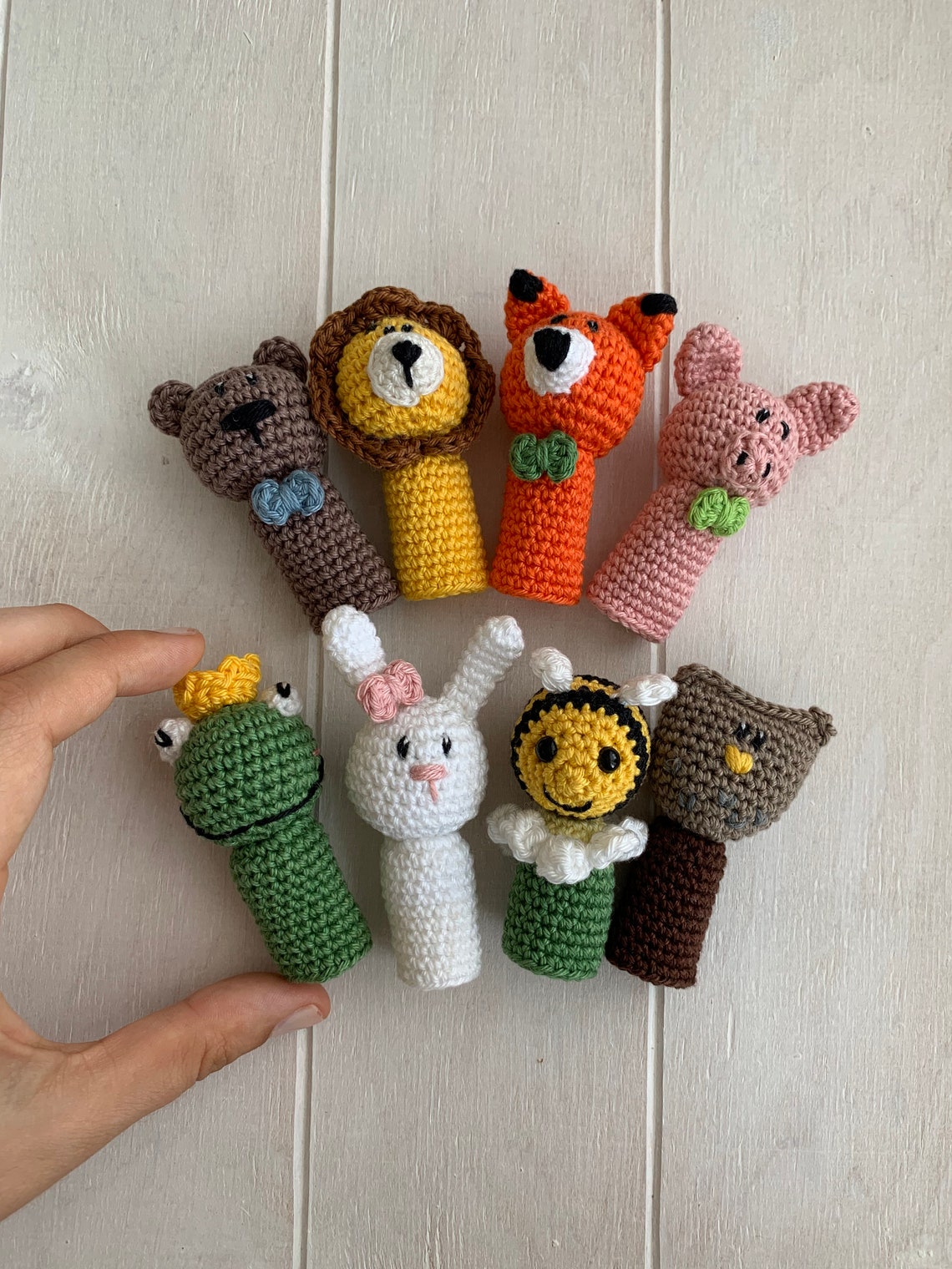 Pattern Finger Puppets - Etsy Canada