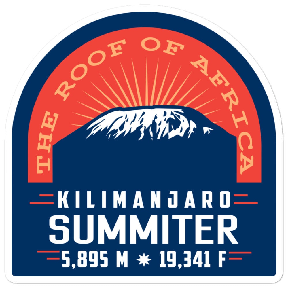Kilimanjaro Summiter Sticker Seven Summits Tanzania Sticker - Etsy
