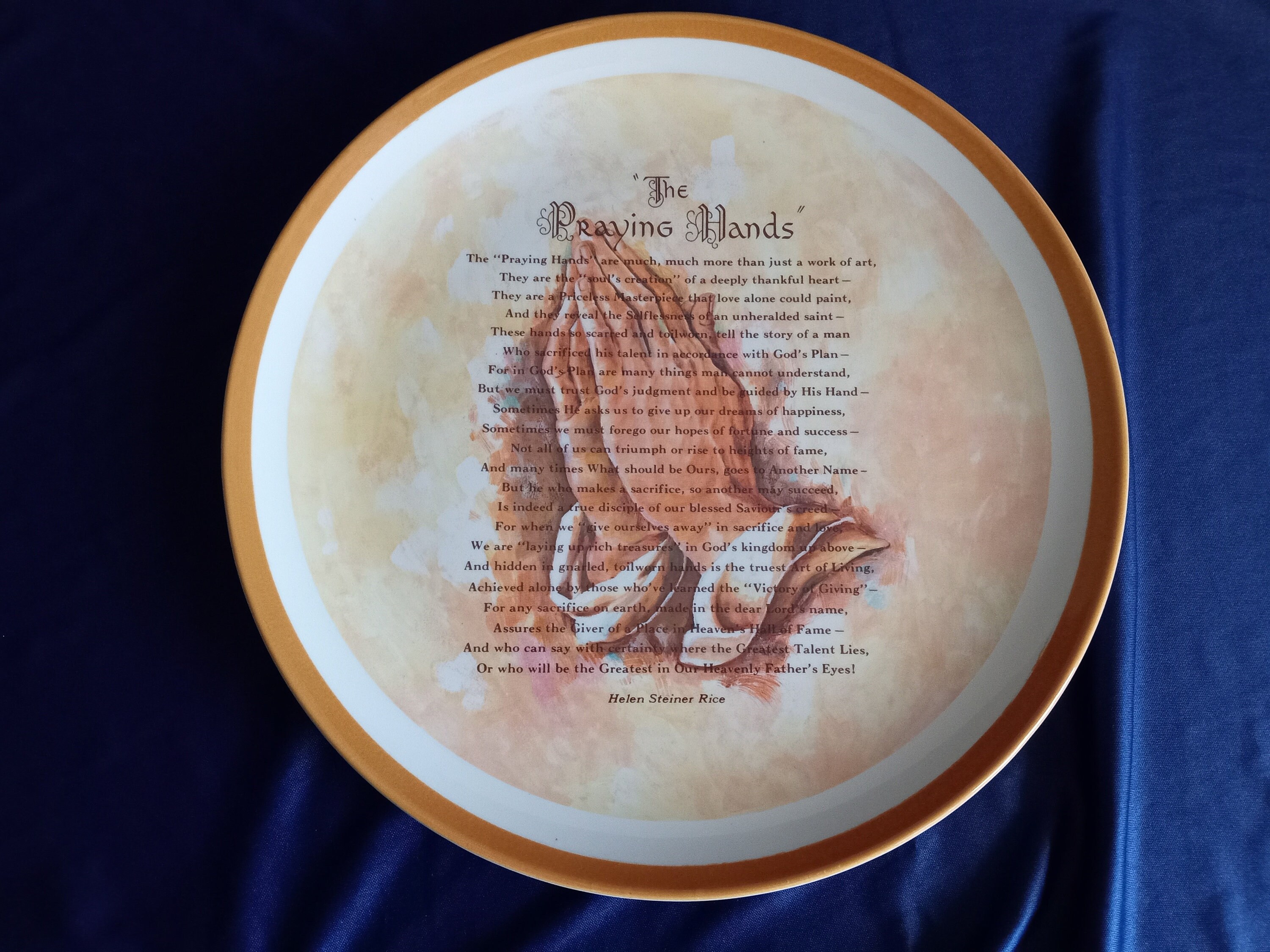 The Praying Hands-by Helen Steiner Rice 1973 - Etsy