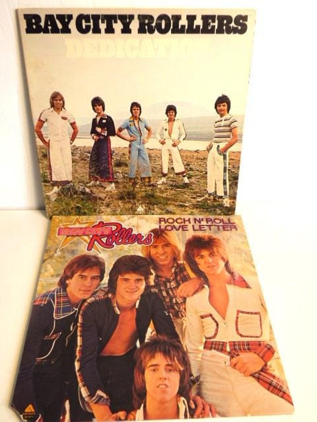 Bay City Rollers - Two Albums - Rock and Roll Love Letter and DEDICATION 1975 - 1976 - Etsy