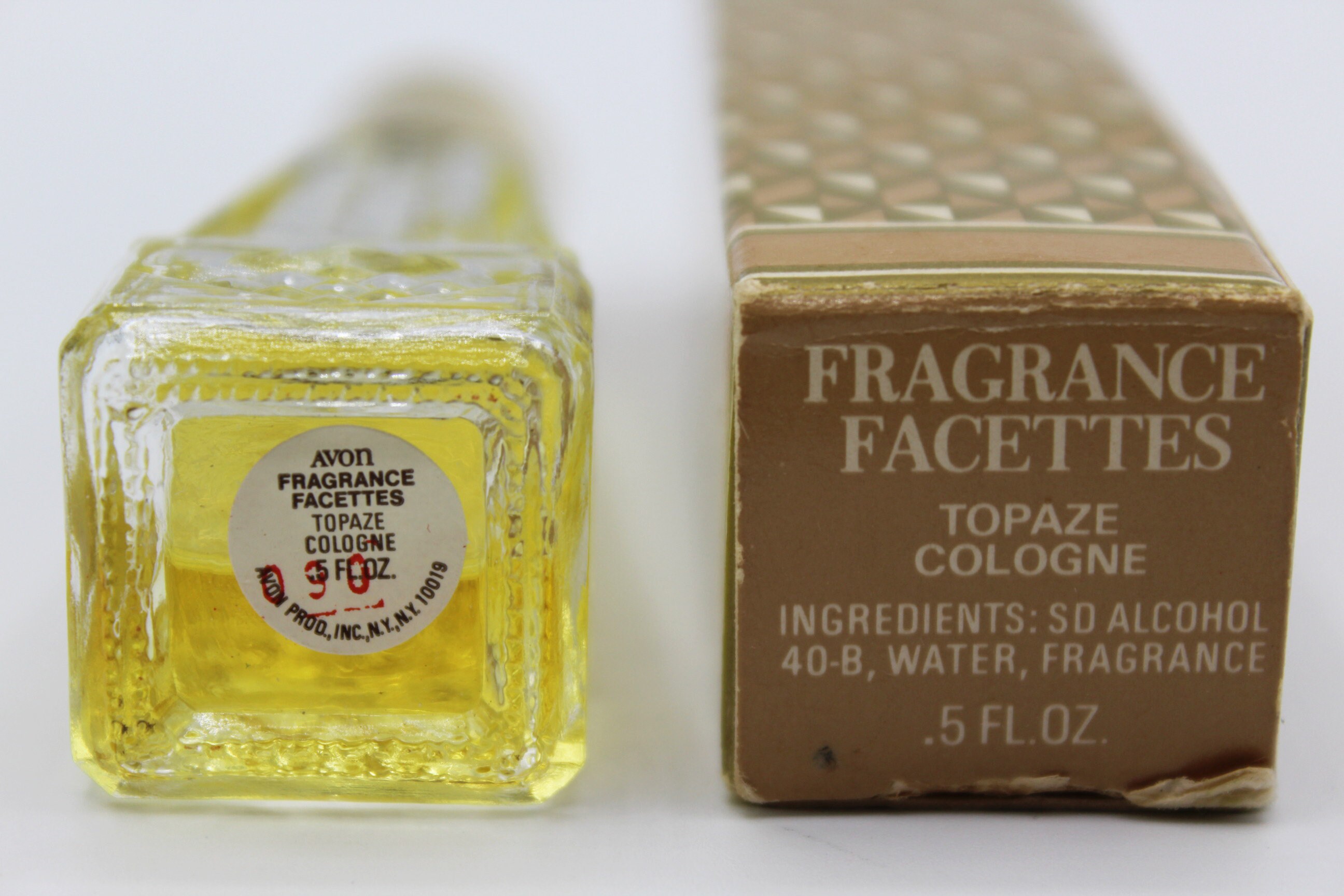 Vintage Avon Topaze .5 Oz Cologne Fragrance Facettes Perfume - Etsy UK