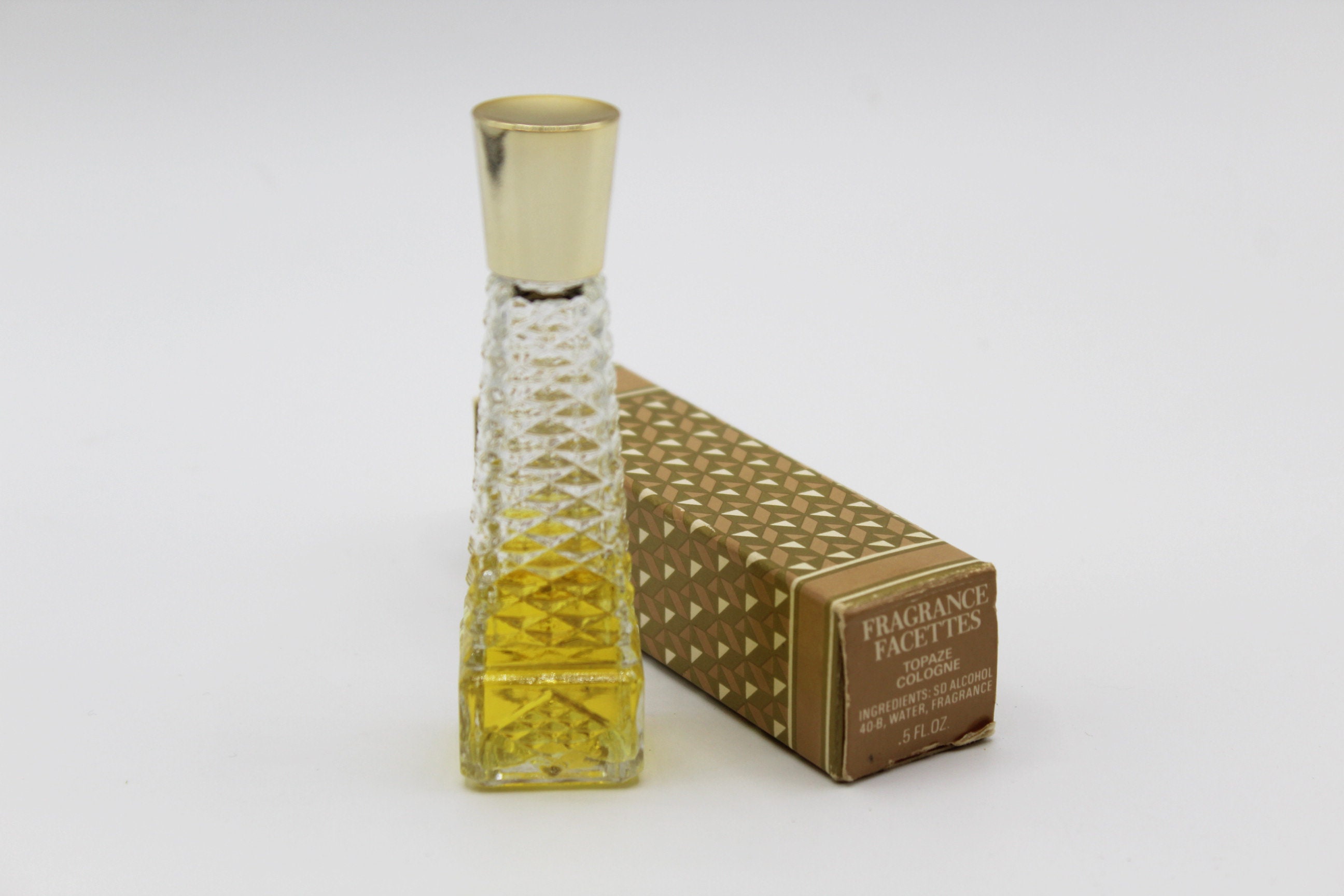 Vintage Avon Topaze .5 Oz Cologne Fragrance Facettes Perfume - Etsy UK