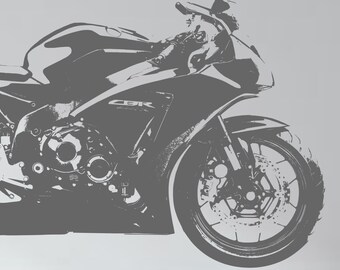 Honda Cbr Vector Svg - Etsy Singapore
