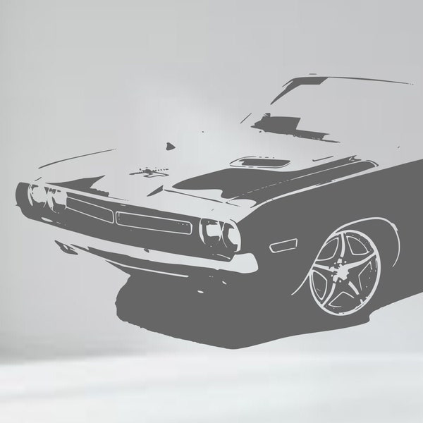 Dodge Challenger Svg - Etsy