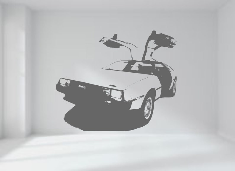 Delorean DMC Vector Cutting File Ultimate Detail Silhouette Instant ...