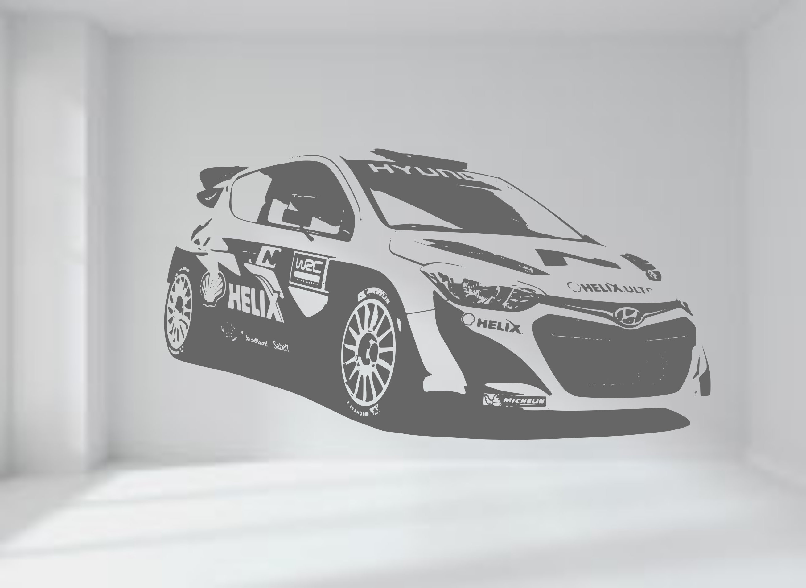 Hyundai WRC Rally Car Vector Cutting File Ultimate Detail Silhouette ...