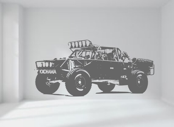 Baja Trophy Truck Vector File Ultimate Detail Silhouette | Etsy