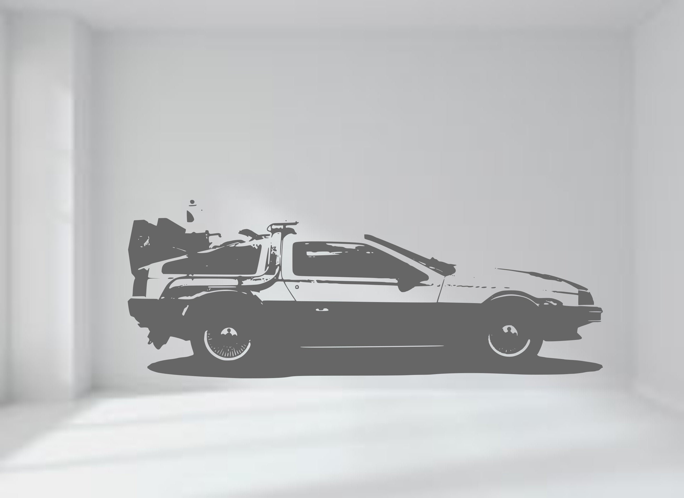 Back To The Future Delorean Vector