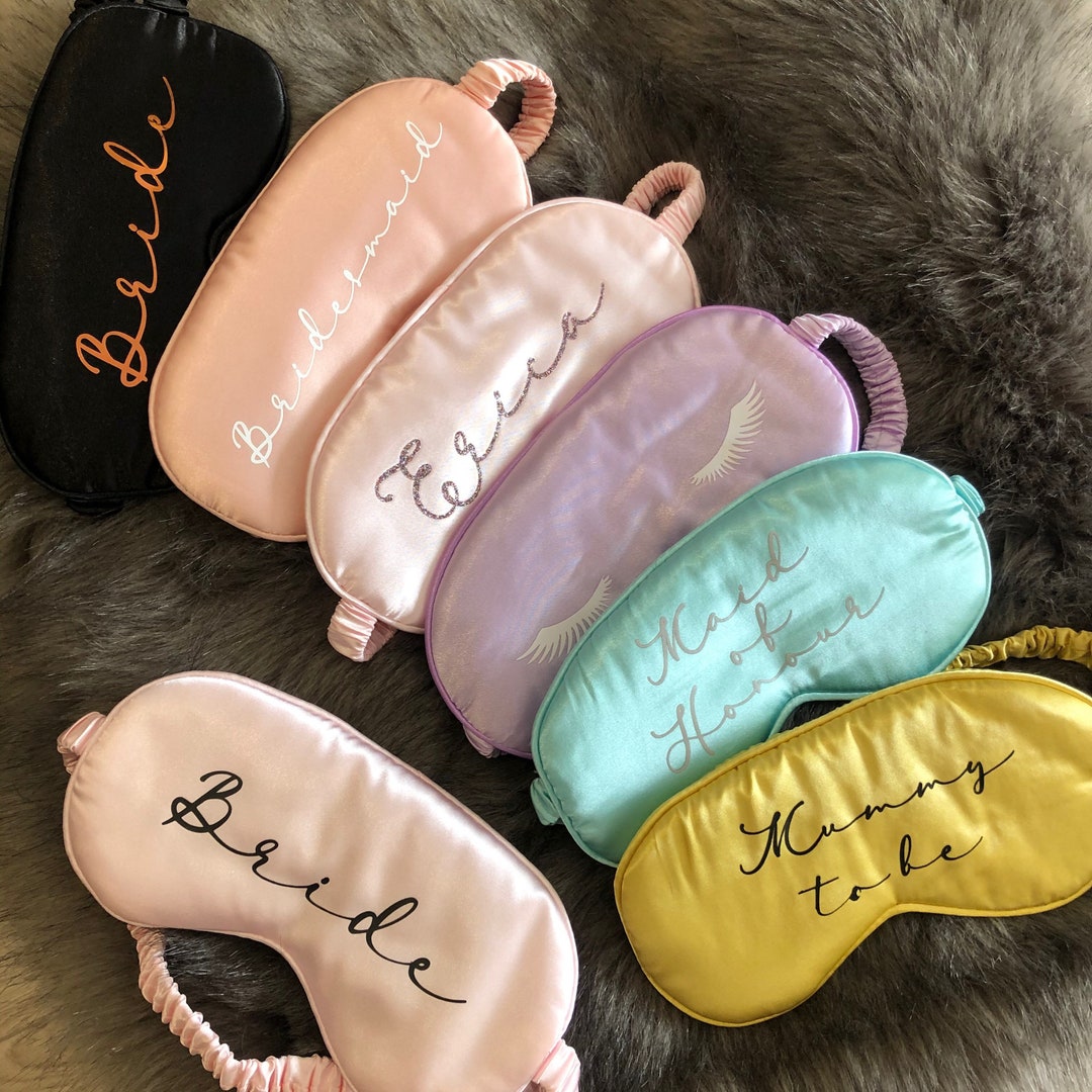 Personalised Eye Masks - Etsy