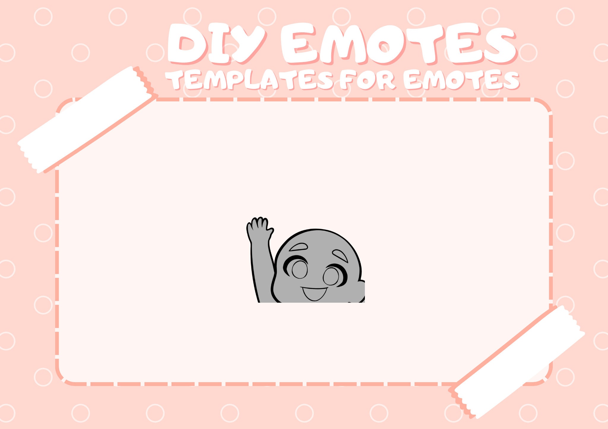 DIY Custom Twitch Emote - Wave [ready to Download] - Etsy
