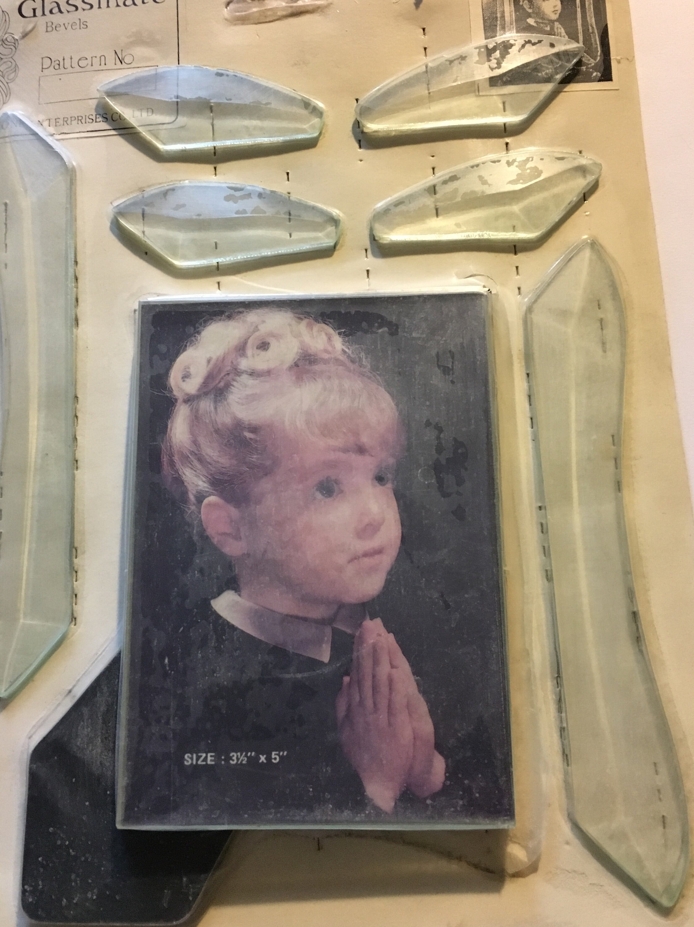 Beveled Glass Picture Frame - Etsy