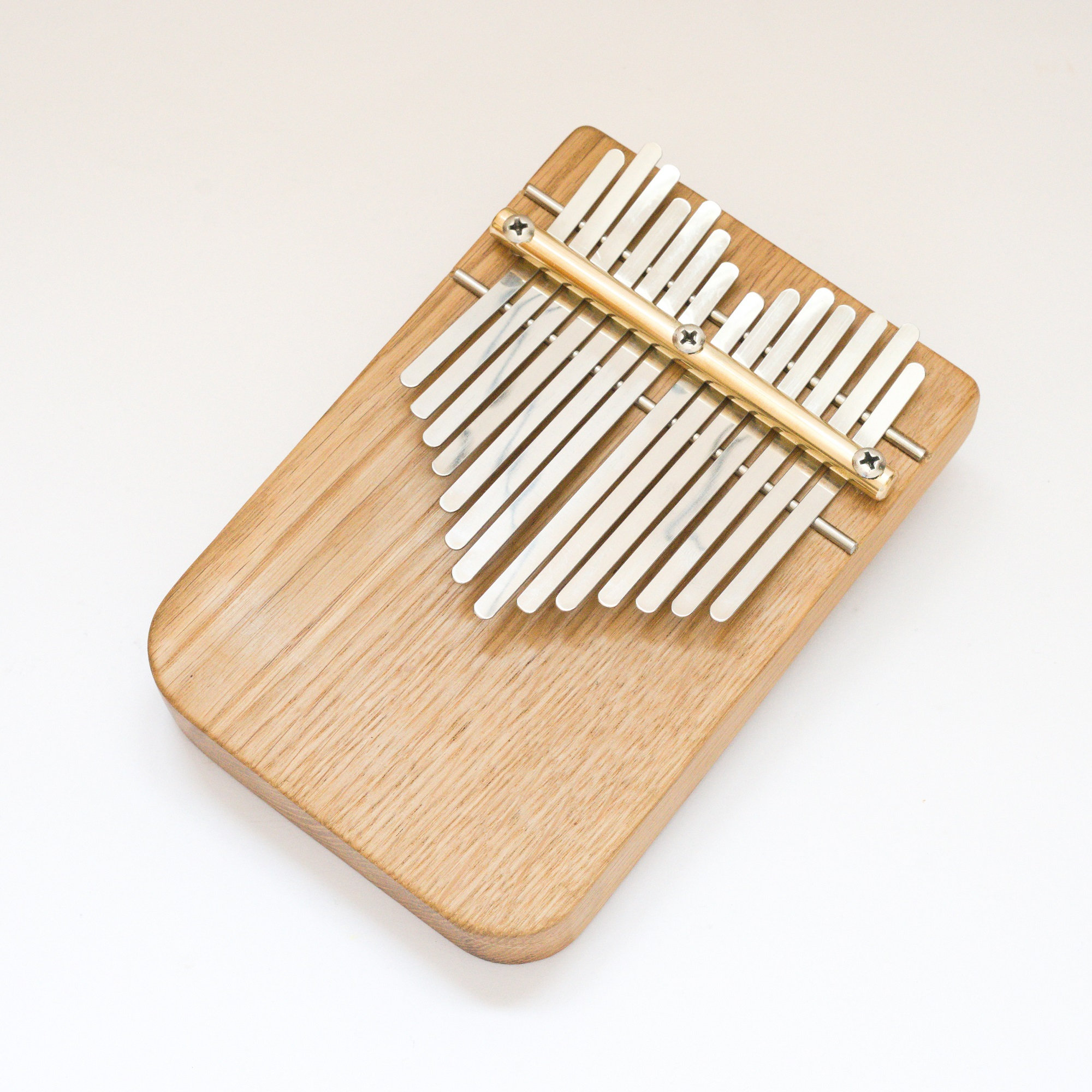 Handcrafted Kalimba in Solid Oak Tunable 14-note Musical Instrument ...