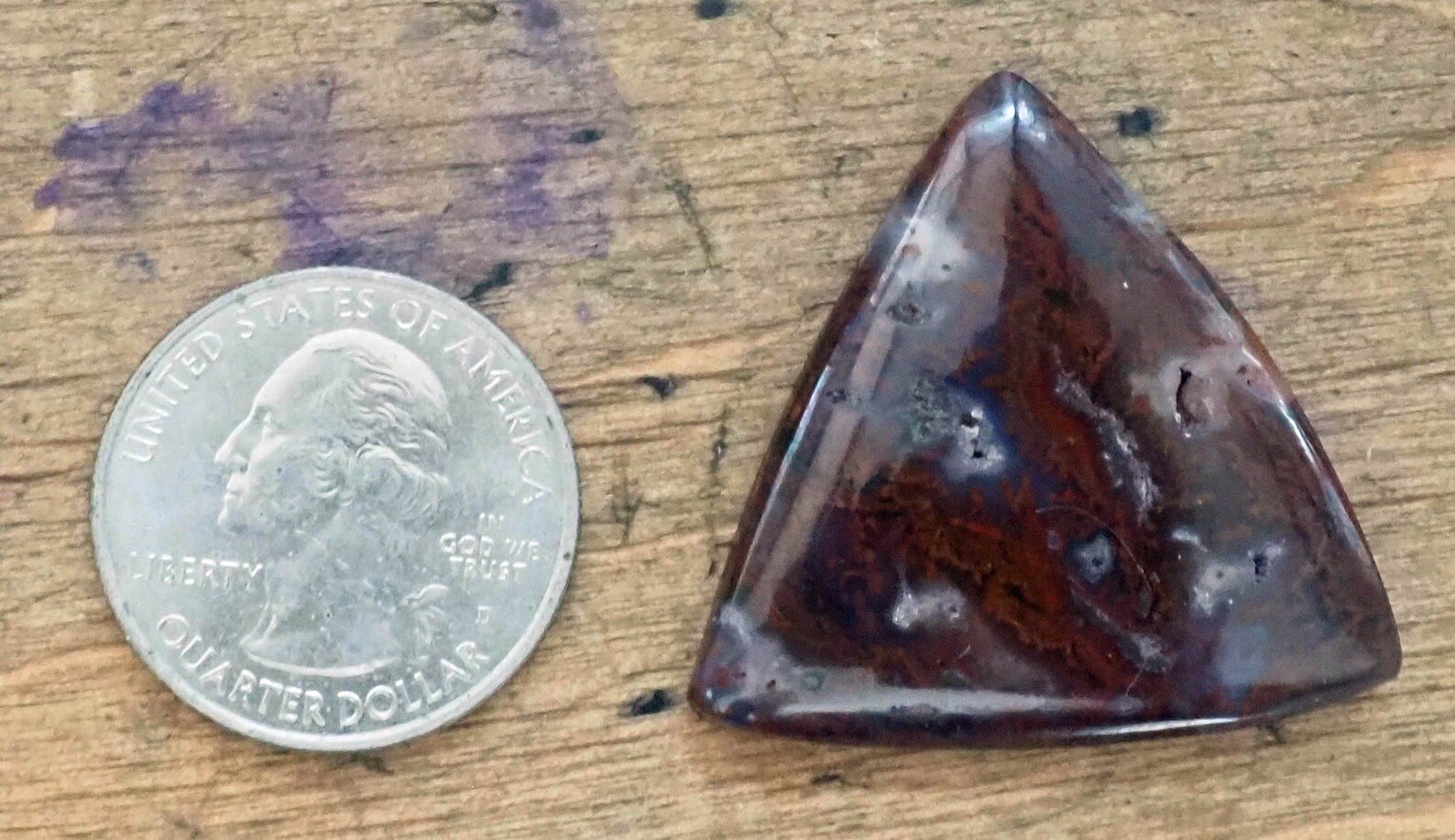 Bullion Mountain Plume Agate Cabochon - Etsy