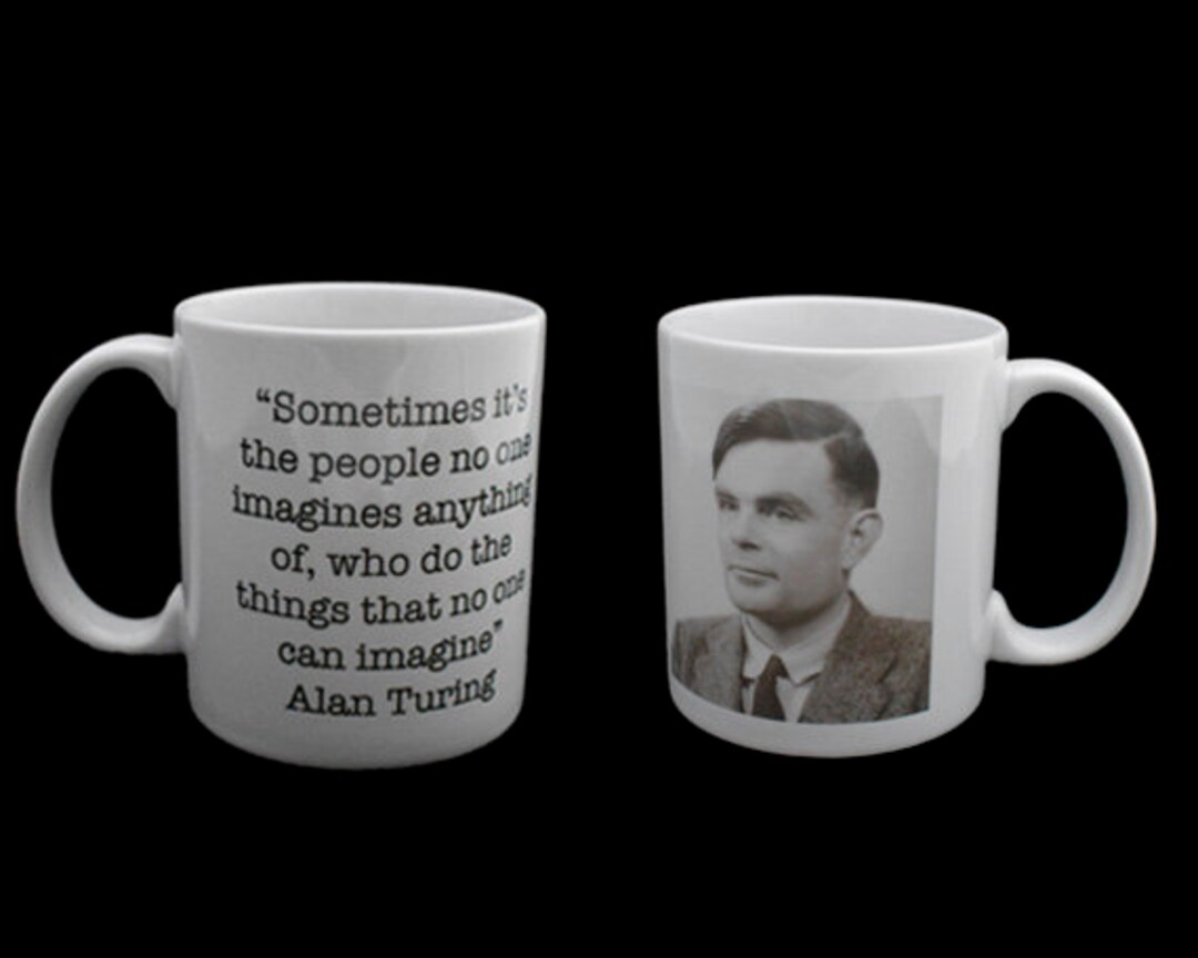 Alan Turing Quote and Picture Mug - Etsy.de