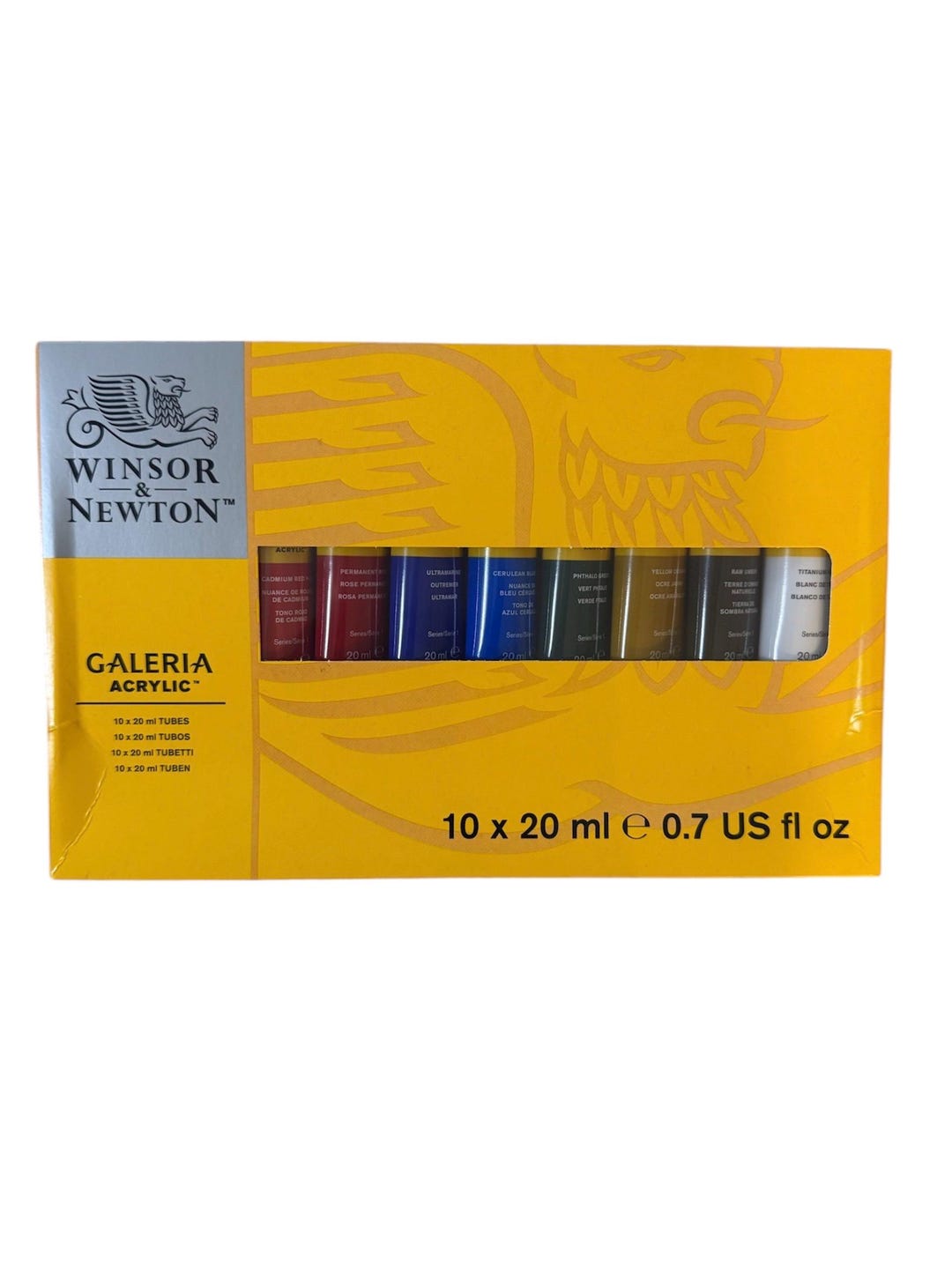 Winsor & Newton Galeria Acrylic Paint Set – 10 X 20ml Tubes – Artist ...