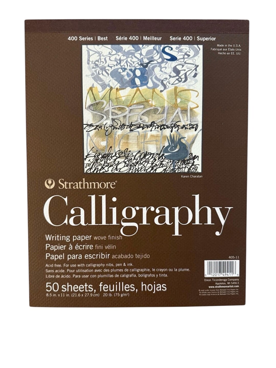Strathmore 400 Series Calligraphy Pads (8.5” X 11”) – 2 Pack, 50 Sheets ...