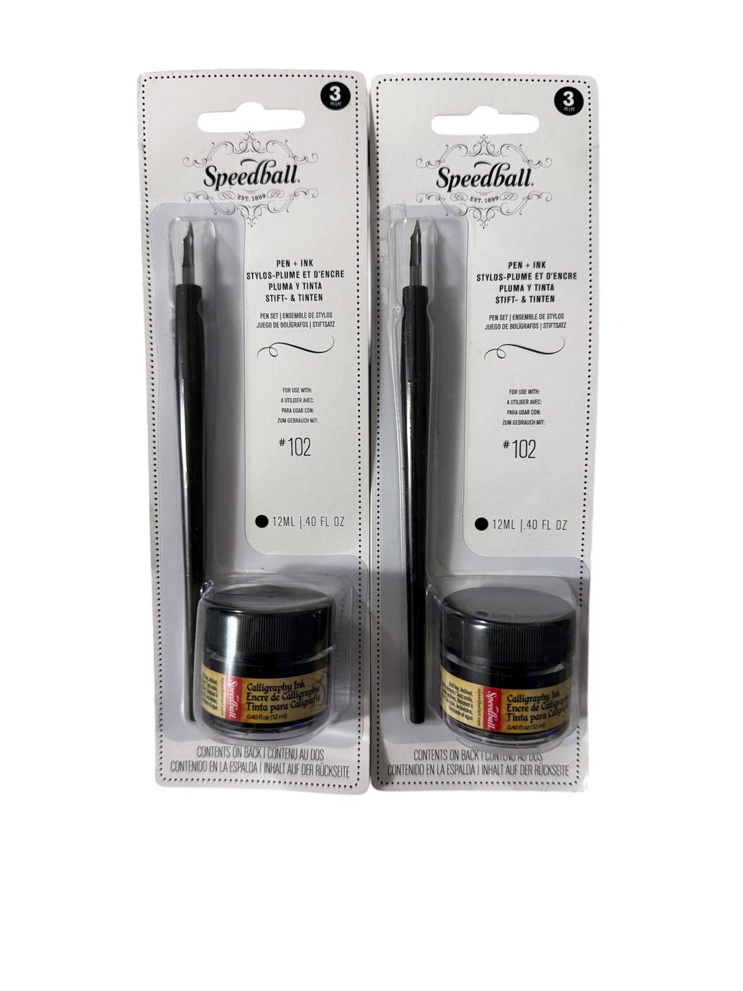 Speedball Calligraphy Pen and Ink Set - Beginner & Pro (2 Pack) - Etsy