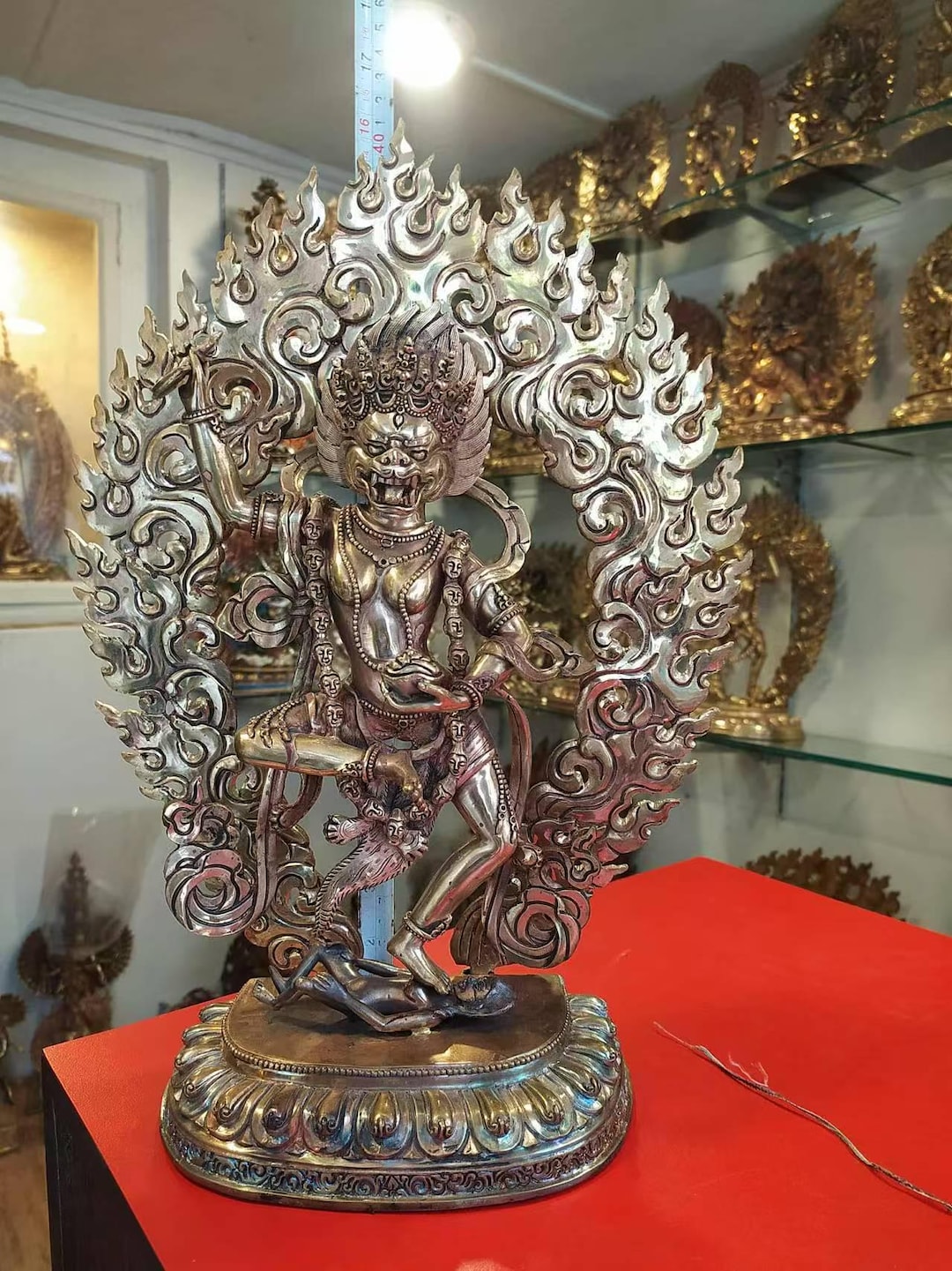 Simhamukha Senge Dongma Copper 40 Cm - Etsy