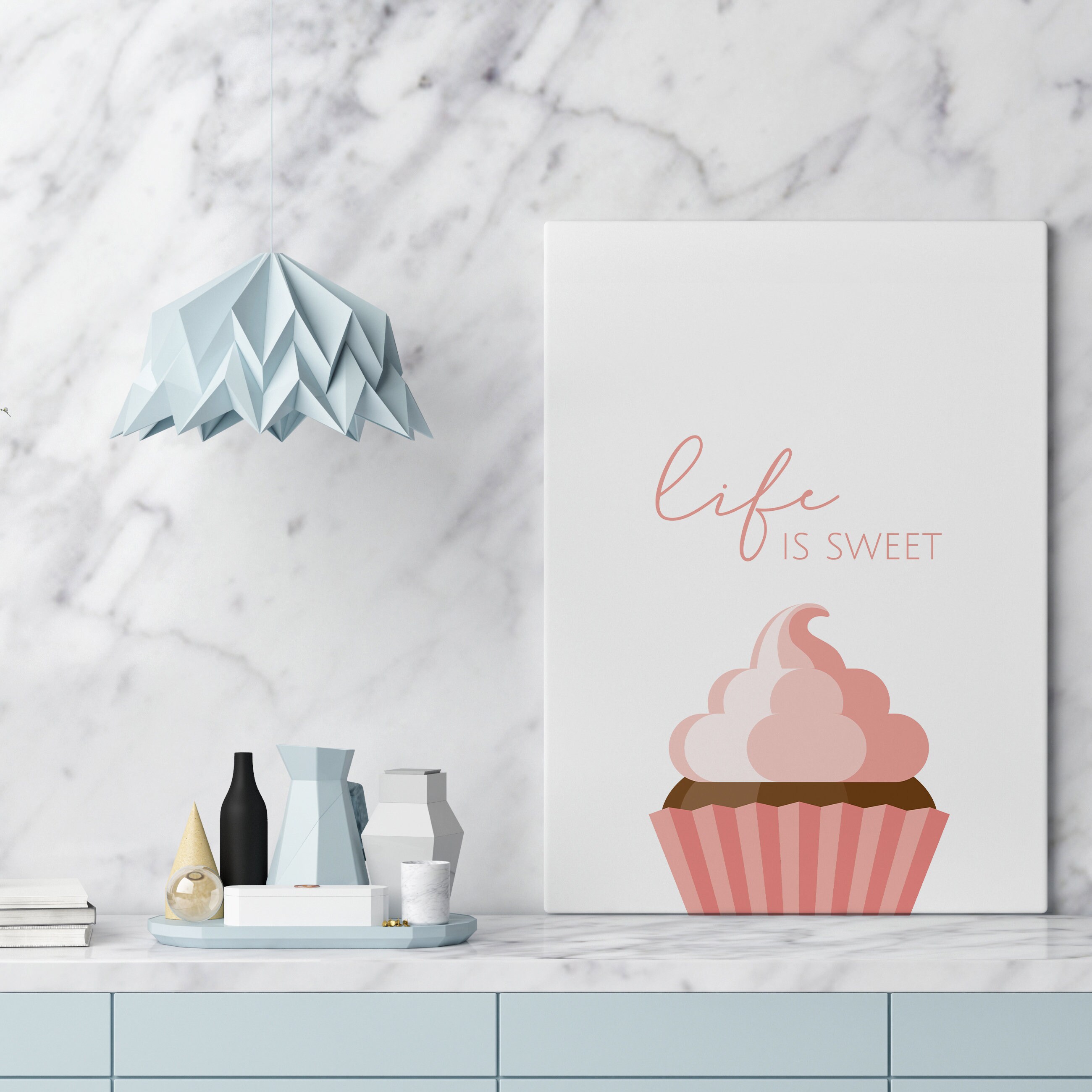 Life is Sweet Wall Art Kitchen Print Framed Kitchen Art - Etsy