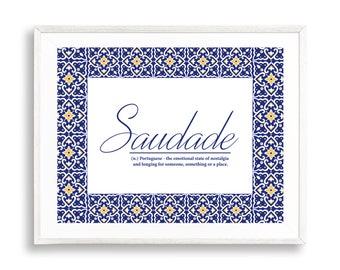 Saudade Art Print - Etsy