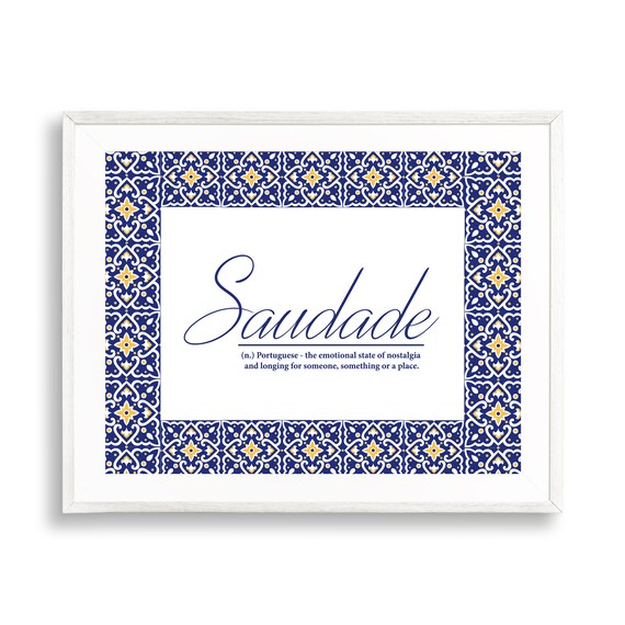 Saudade Wall Art Framed Wall Art Living Room Art Framed Art - Etsy