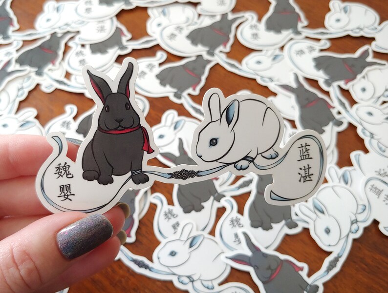 Untamed Buns Vinyl Sticker - Etsy