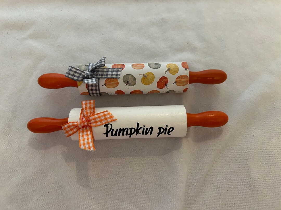 Cute Fall Mini Rolling Pins - Set of 2 - Etsy