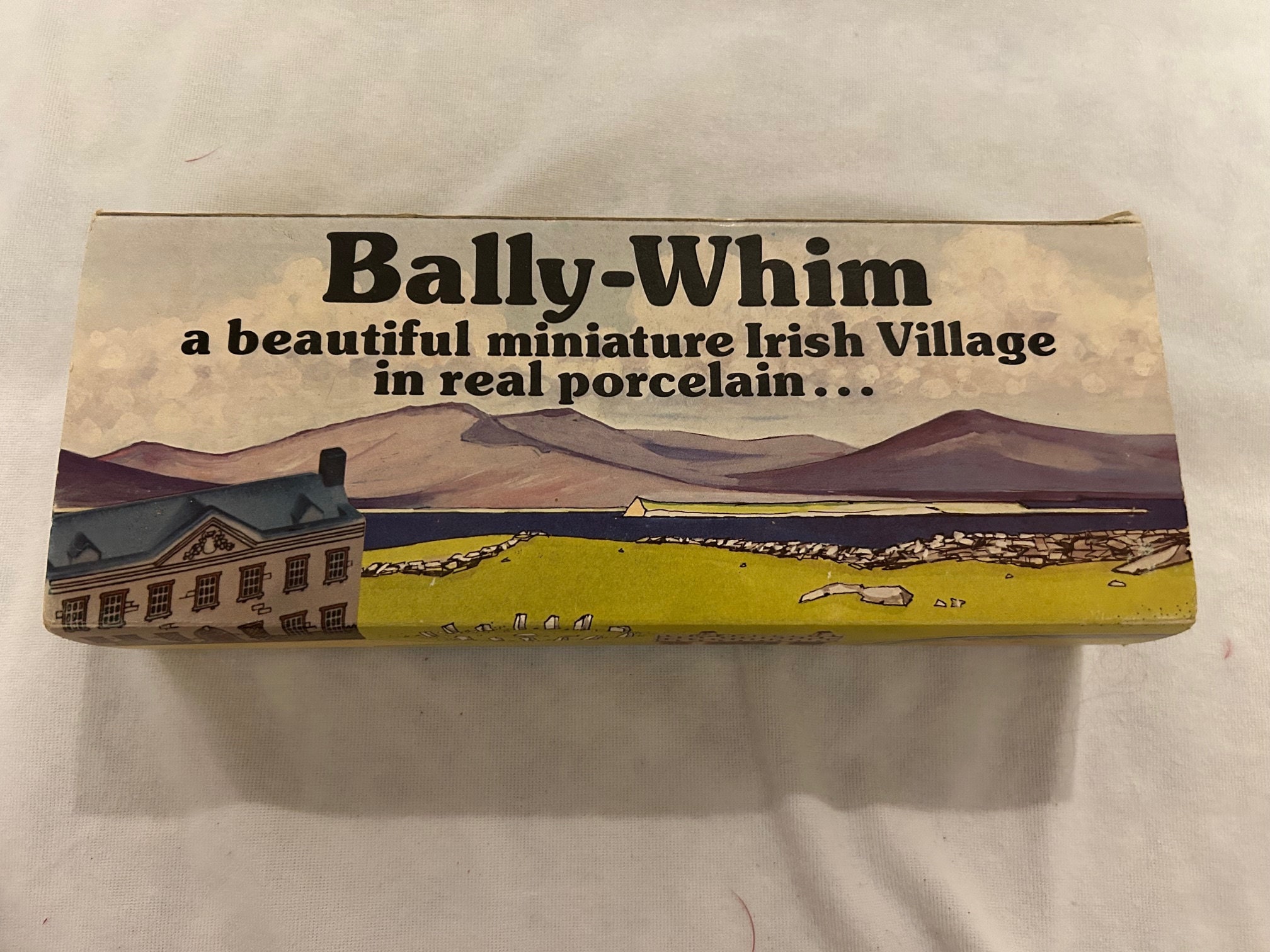 Bally-whim Irish Village Wade Ireland Complete 8 Piece Set With Box ...