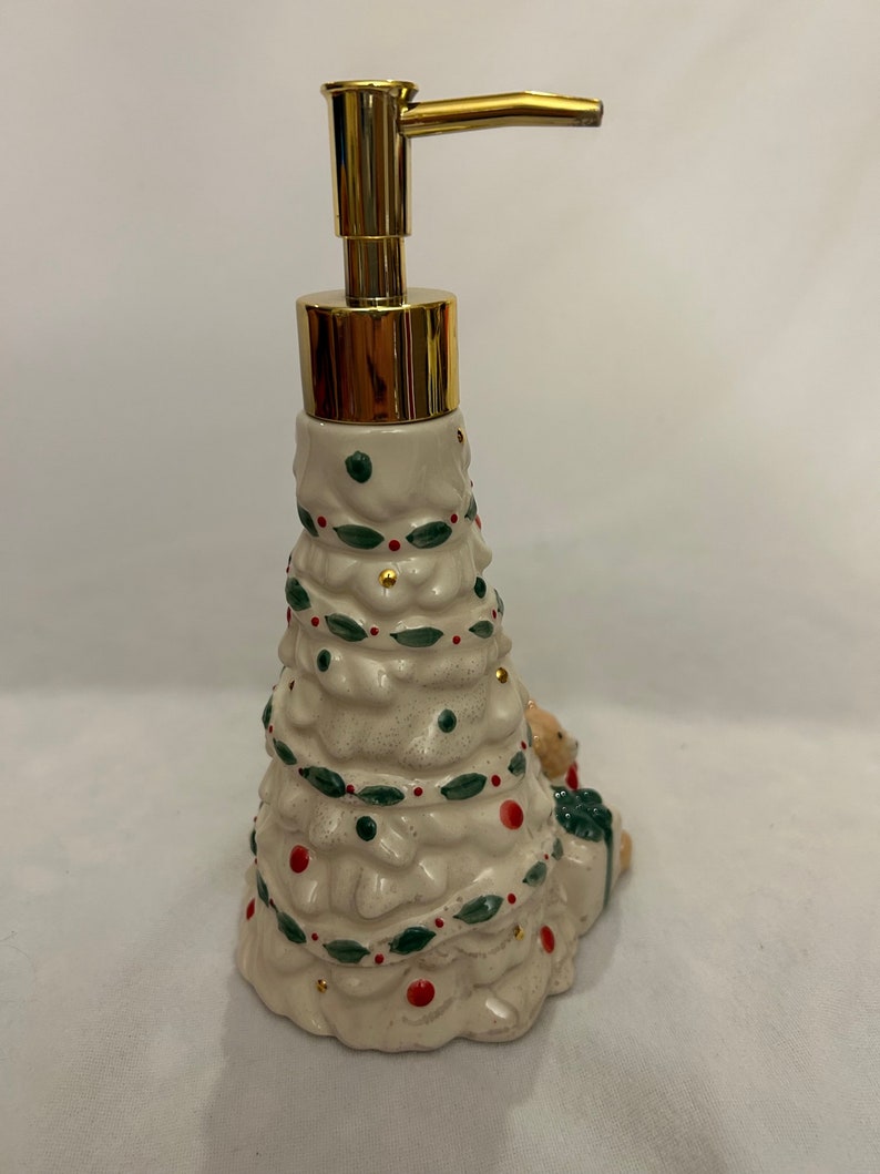 Lenox Christmas Tree Soap Dispenser - Etsy