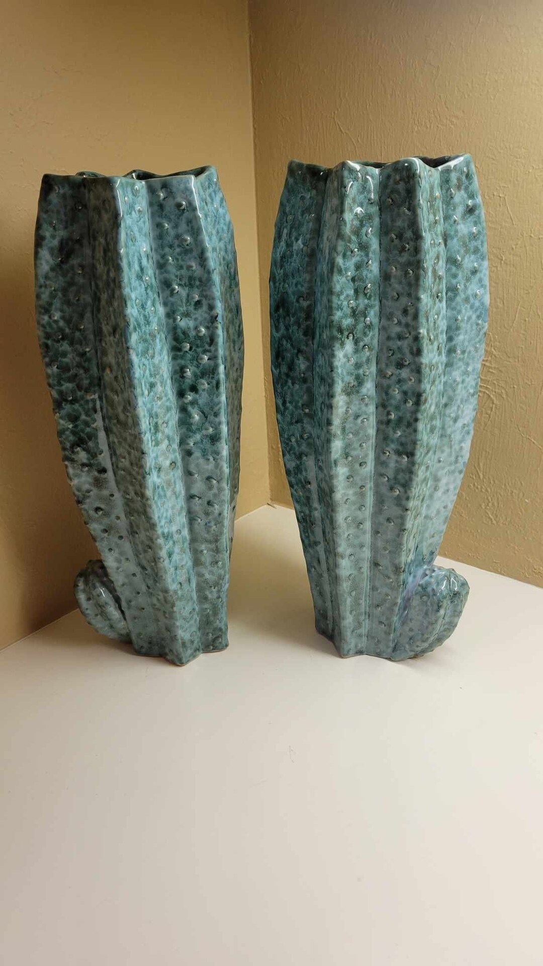 Ceramic Cactus Vases - Set of 2 - Etsy