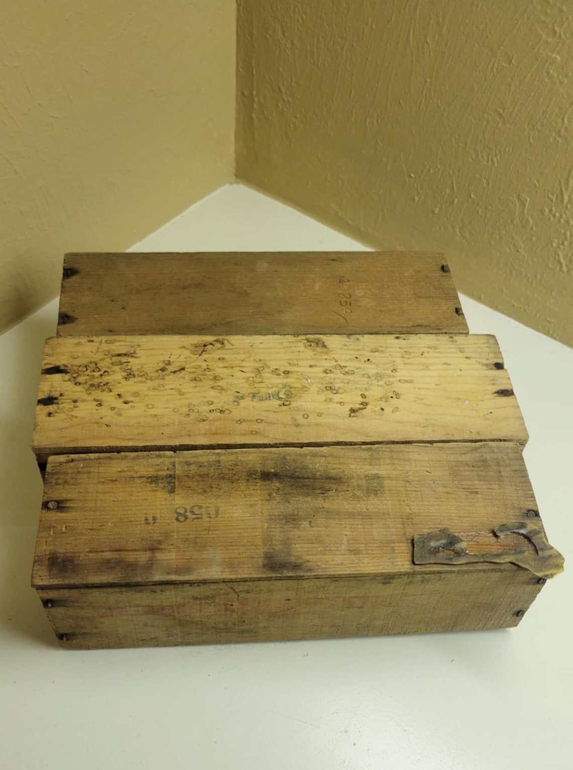 Antique Wood Crates/boxes Kraft White American Cheese, Kraft Cream ...