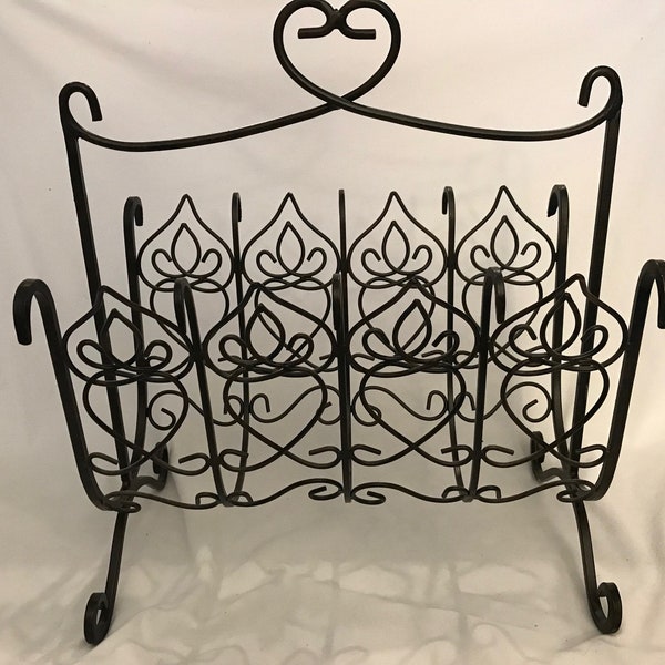 Antique Wall Magazine Rack - Etsy