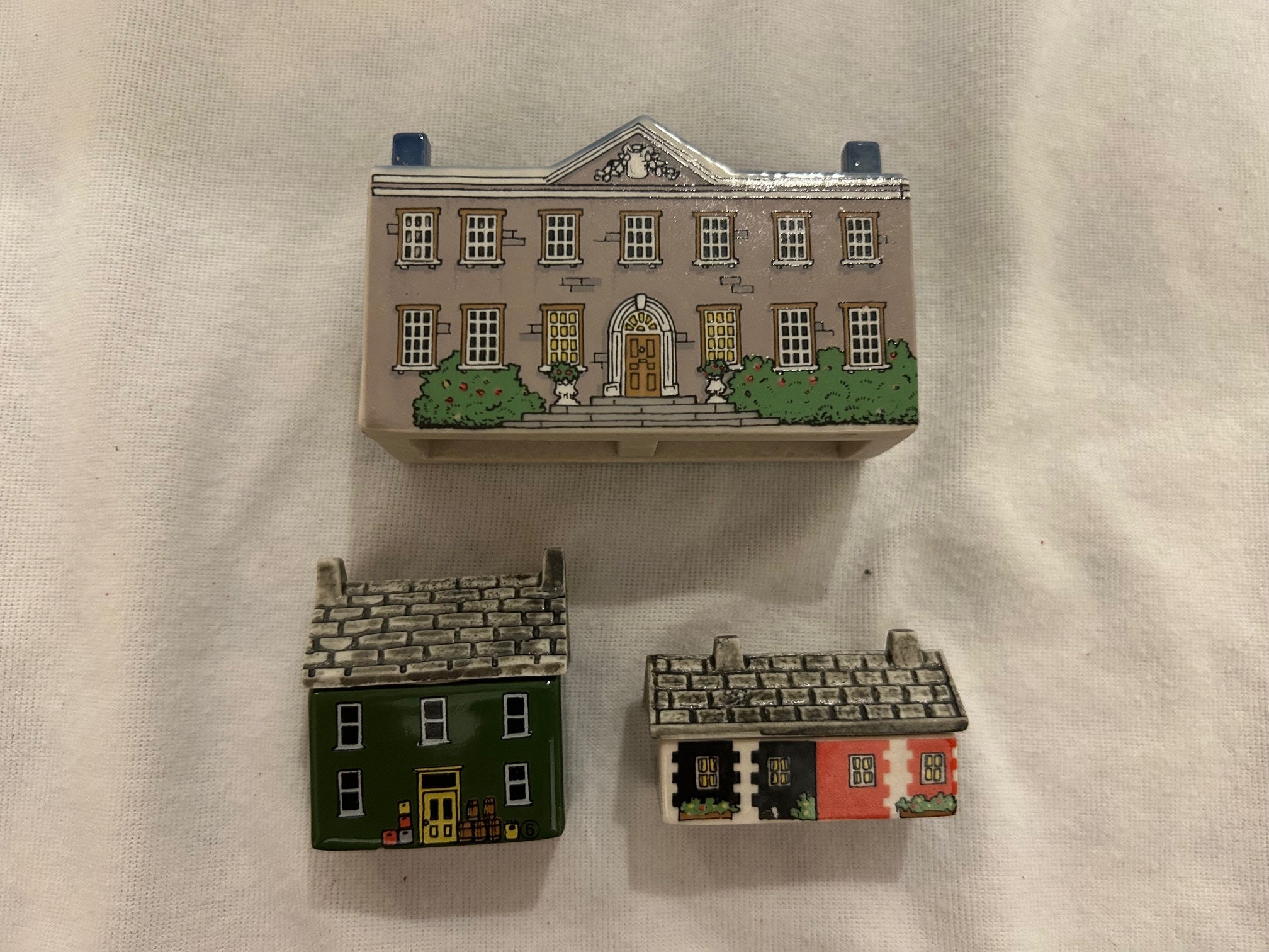Bally-whim Irish Village Wade Ireland Complete 8 Piece Set With Box ...