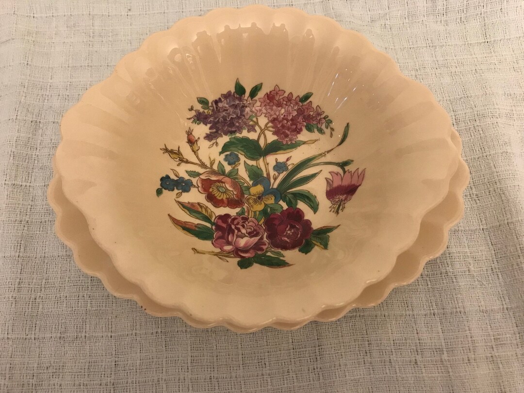 Vintage Trojan by Sebring Bowl and Small Pate - Charlotte - Etsy