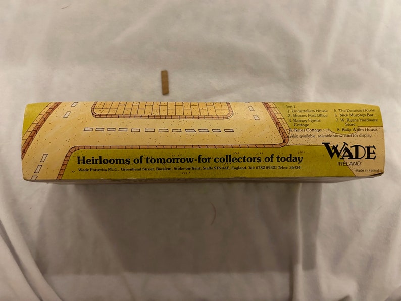 Bally-whim Irish Village Wade Ireland Complete 8 Piece Set With Box ...