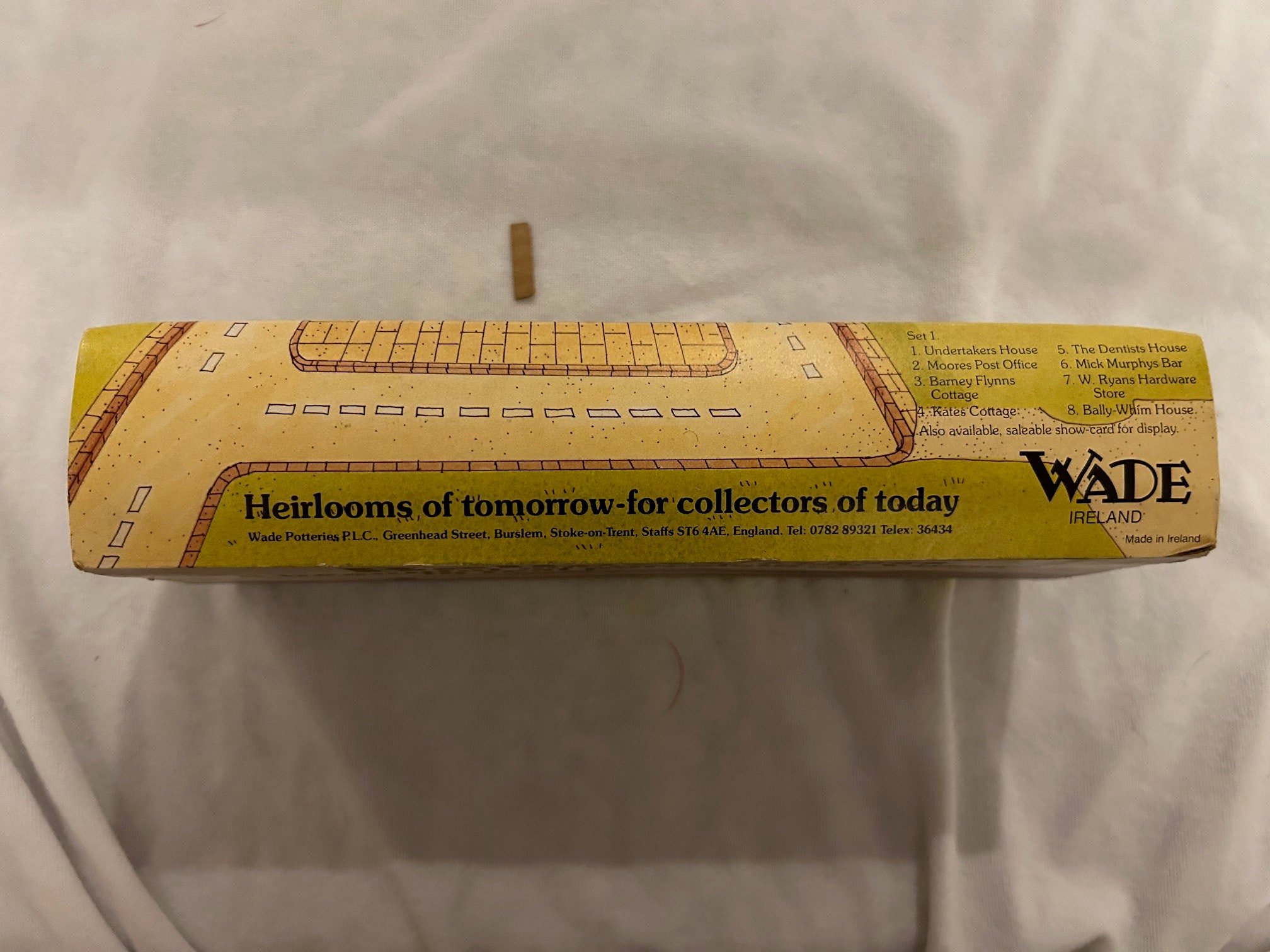 Bally-whim Irish Village Wade Ireland Complete 8 Piece Set With Box ...