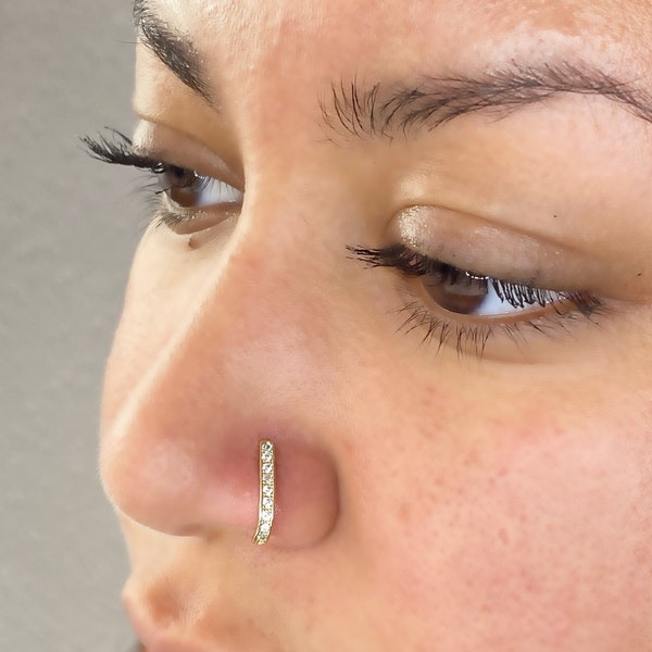 Nose Stud Twist - Etsy